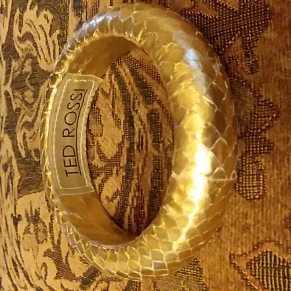 Ted Rossi | Jewelry | Ted Rossi Snake Skin Bangle Slider Bracelet ...